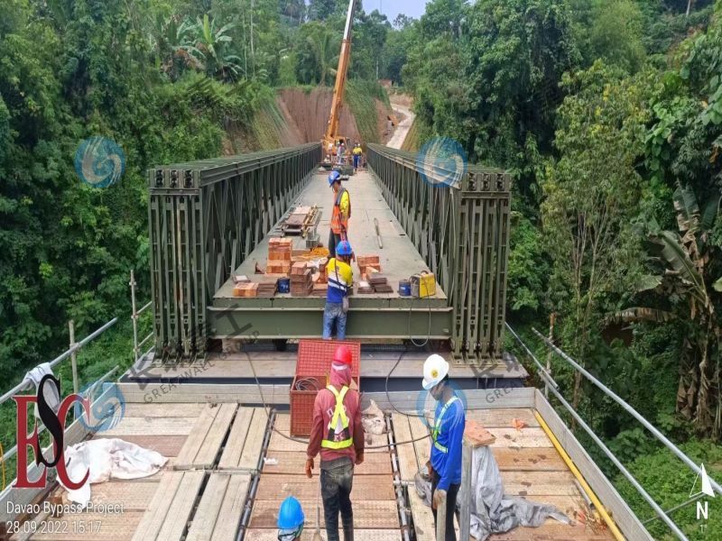 News - The 44-meter QSR4 Bailey Bridge in Davao, Philippines has been ...